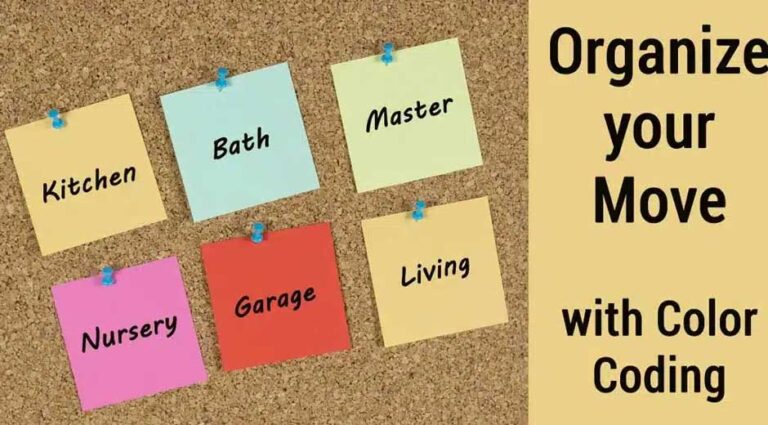 How to Use Color Coding to Organize a Family Move - Laventino